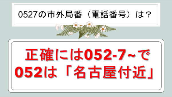 0527や0525の市外局番はどこ？0529はどこか（地域）？【0527から始まる電話番号：迷惑電話なのか？：】｜白丸くん